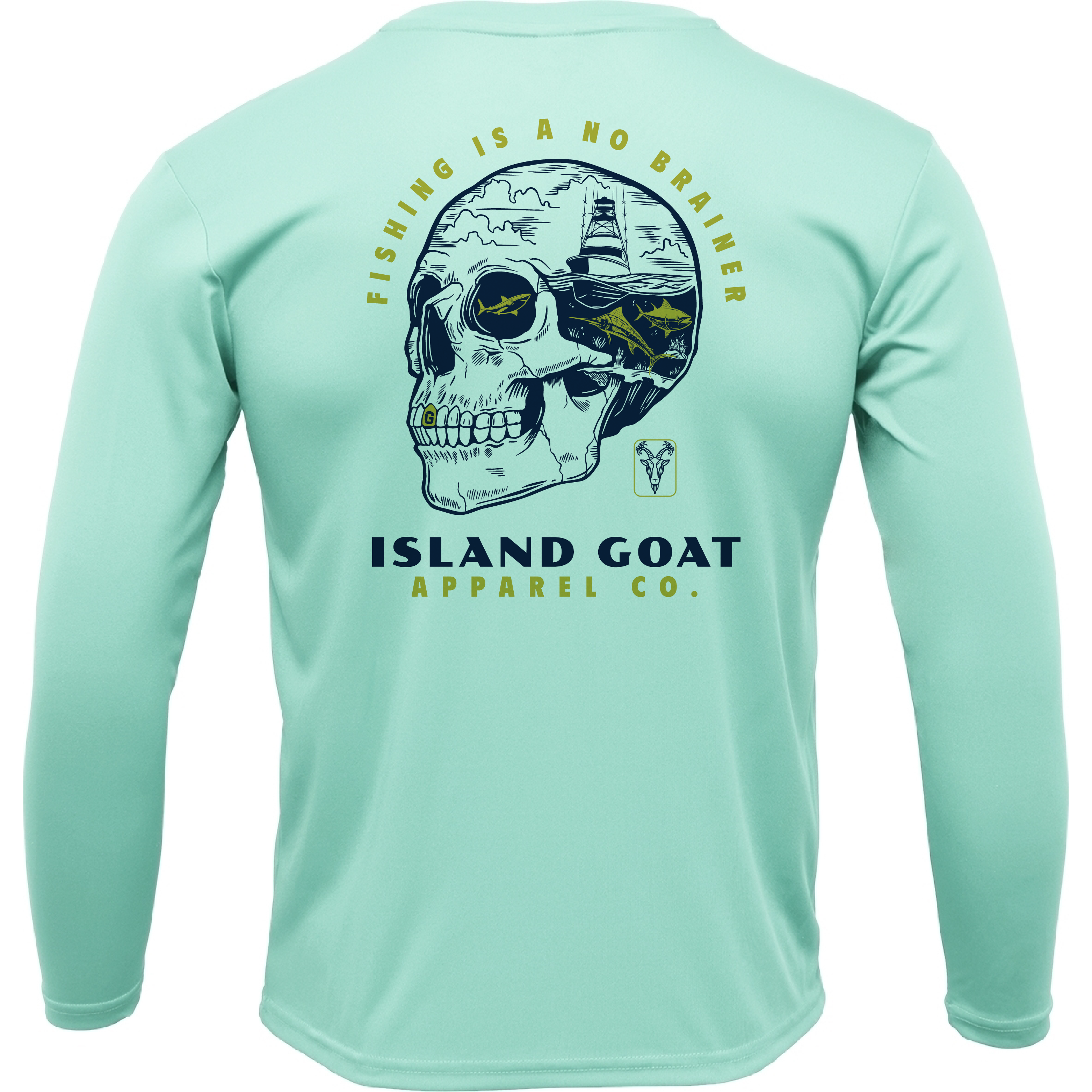No Brainer | Island Goat UPF 50+ Crew Neck Sun Shirt