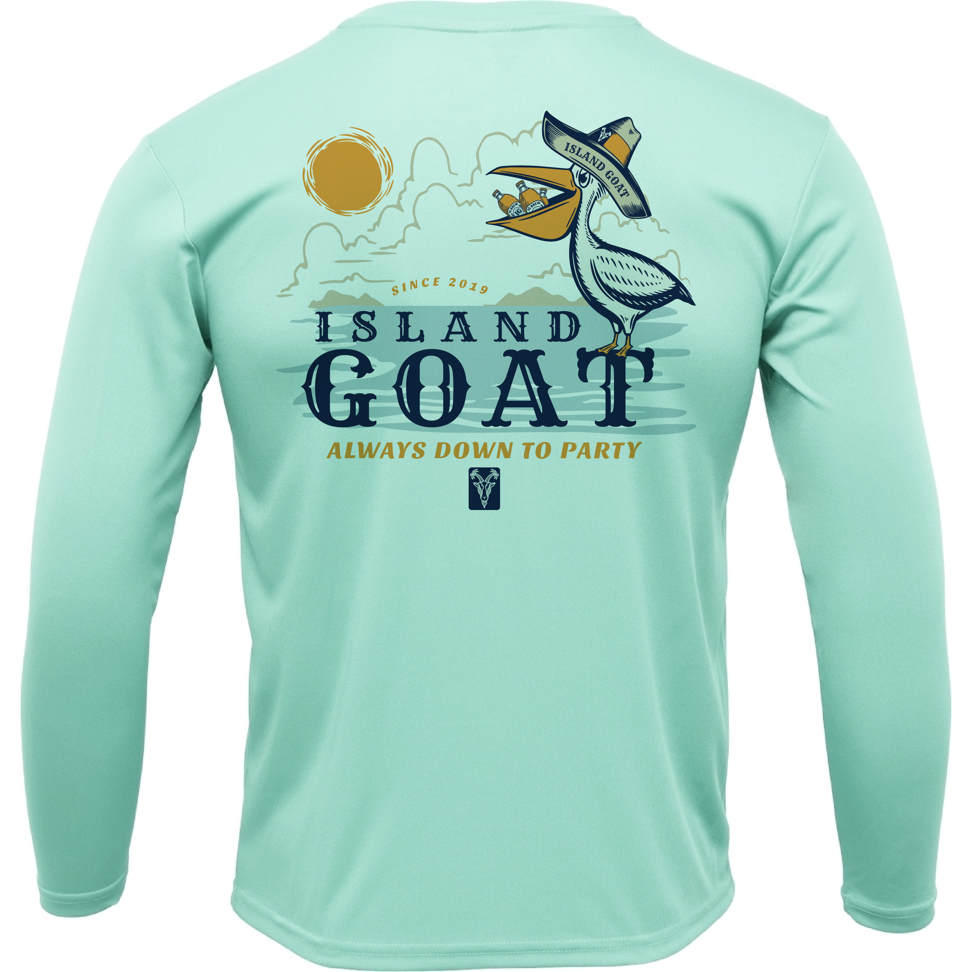 Party Hardy | Island Goat UPF 50+ Crew Neck Sun Shirt