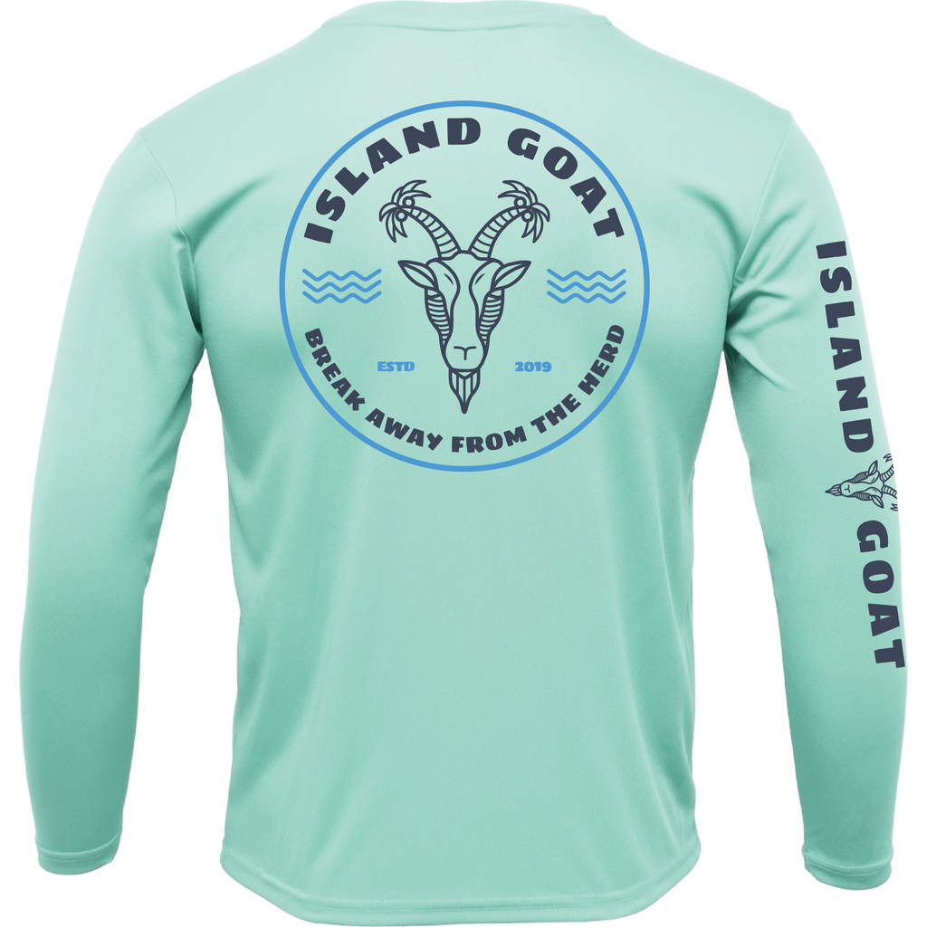 Take Er Easy | Island Goat UPF 50+ Crew Neck Sun Shirt